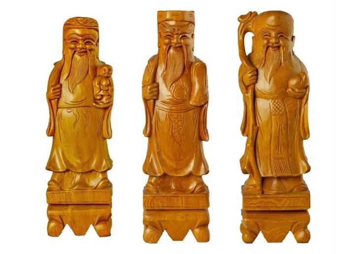 Fu Lu Shou Statues Placement, Benefits For Luck And Money