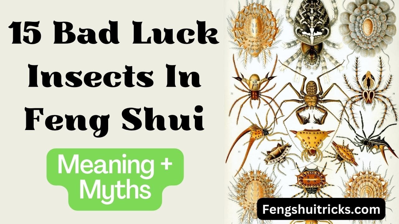 Beware! 15 Bad Luck Insects In Feng Shui That Brings Poverty